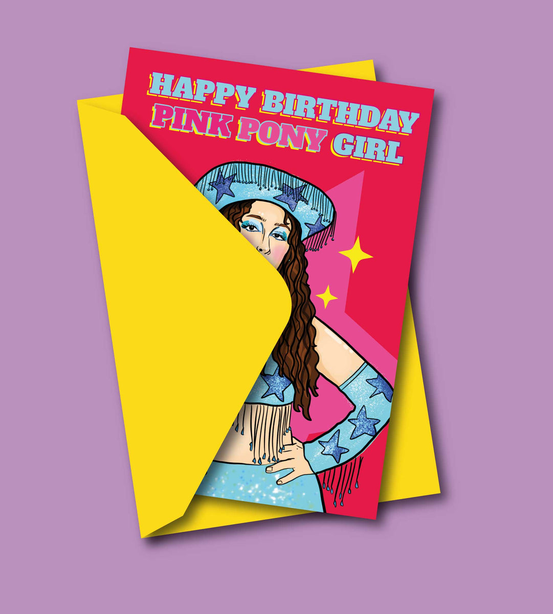 Pink Pony Girl Card – Agent 99