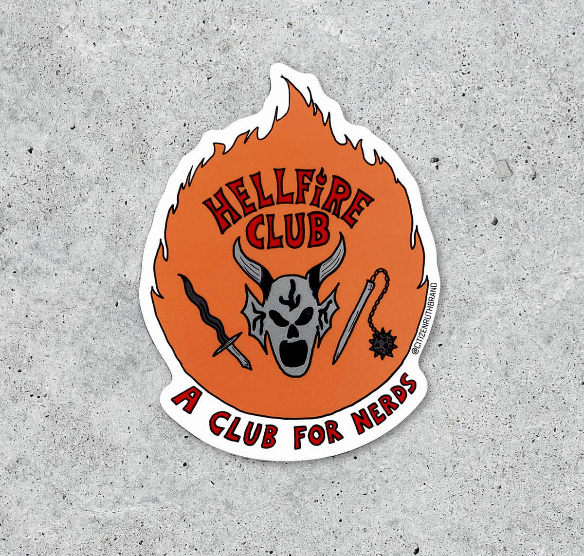 HELLFIRE STICKER – Agent 99